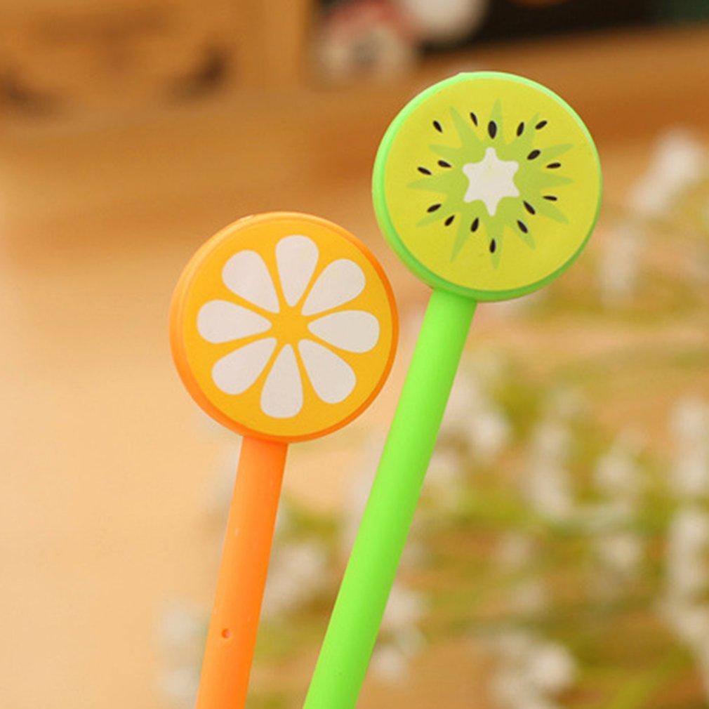 Buy Cute Fruit Lollipop Gel Pens Kawaii Student Stationery Pen Office ...