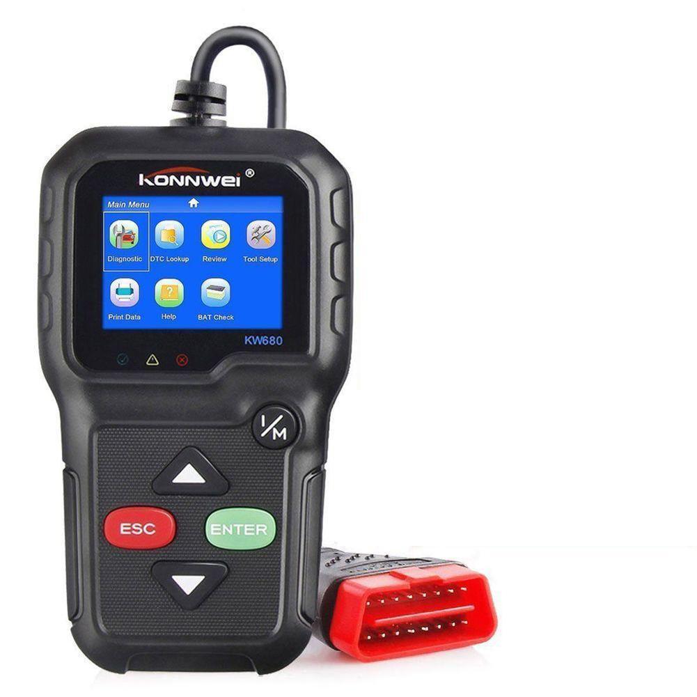 KW680 CAN OBDII OBD2 EOBD Car Code Reader Diagnostic Scan Tool Fault ...
