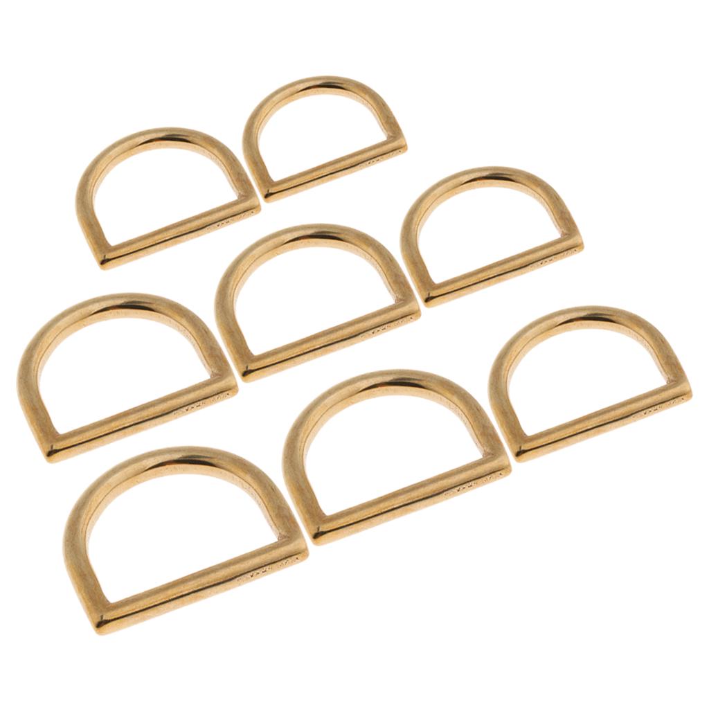 Metal Solid Brass D Ring Webbing Strap Leather Handbag Belt Buckle ...