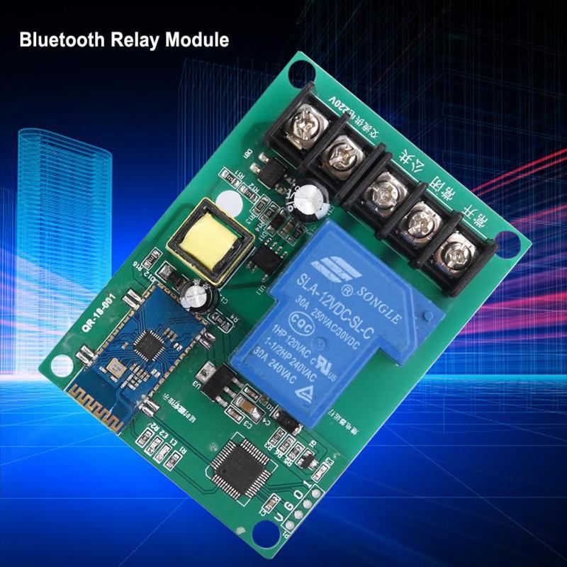 Buy One Channel Bluetooth Relay Module Wireless Remote Control Timing ...