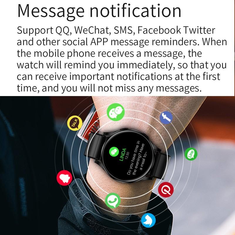 Buy P30 1.3-Inch Circle Full Touch Bluetooth Call Heart Rate / Blood ...