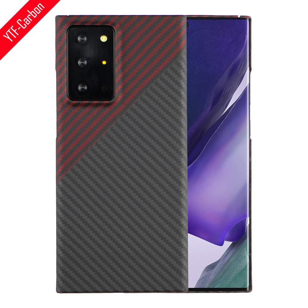 ZooTrend Real Pure Carbon Fiber Cover For SAMSUNG Note 20 Ultra Case ...