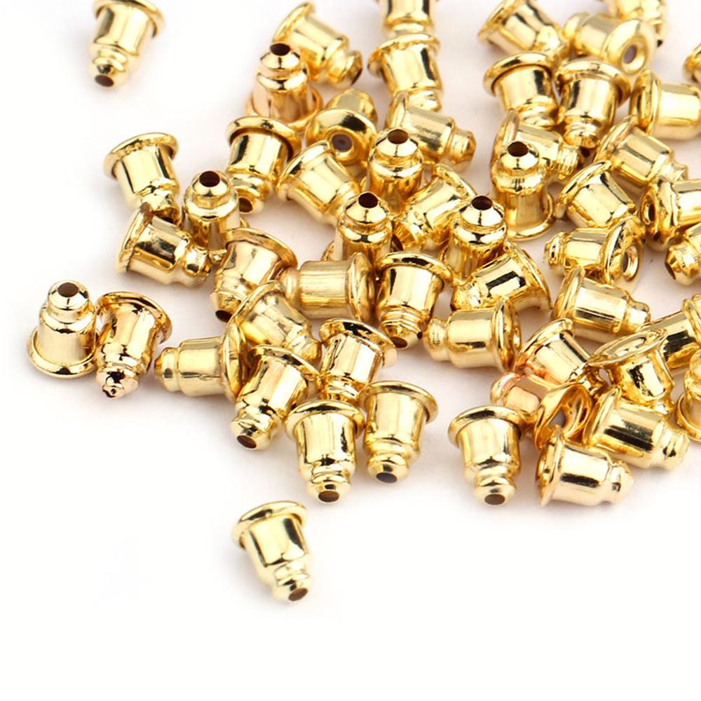 Buy 20pcs/bag Fashion Earrings Jewelry Bullet Stoppers Alloy Plugging ...