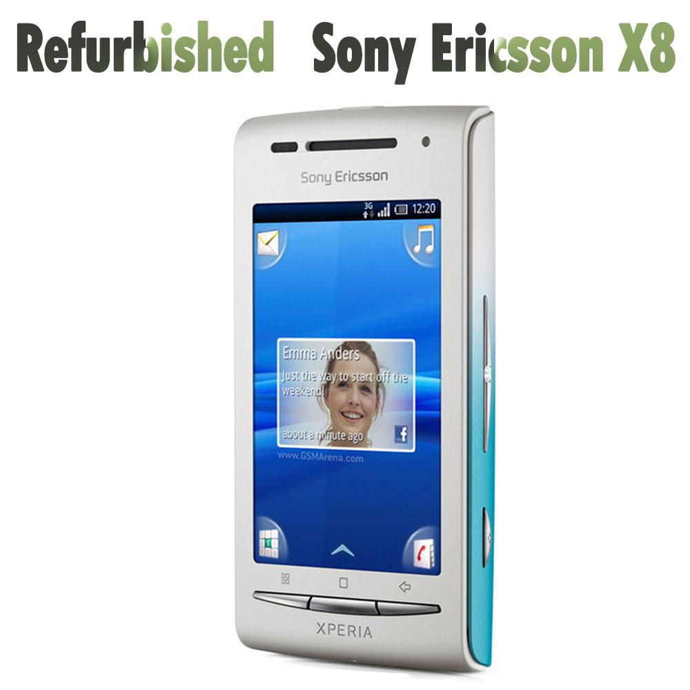 Refurbished Sony Ericsson Original Sony Ericsson Xperia X8 1200mAh 3MP ...