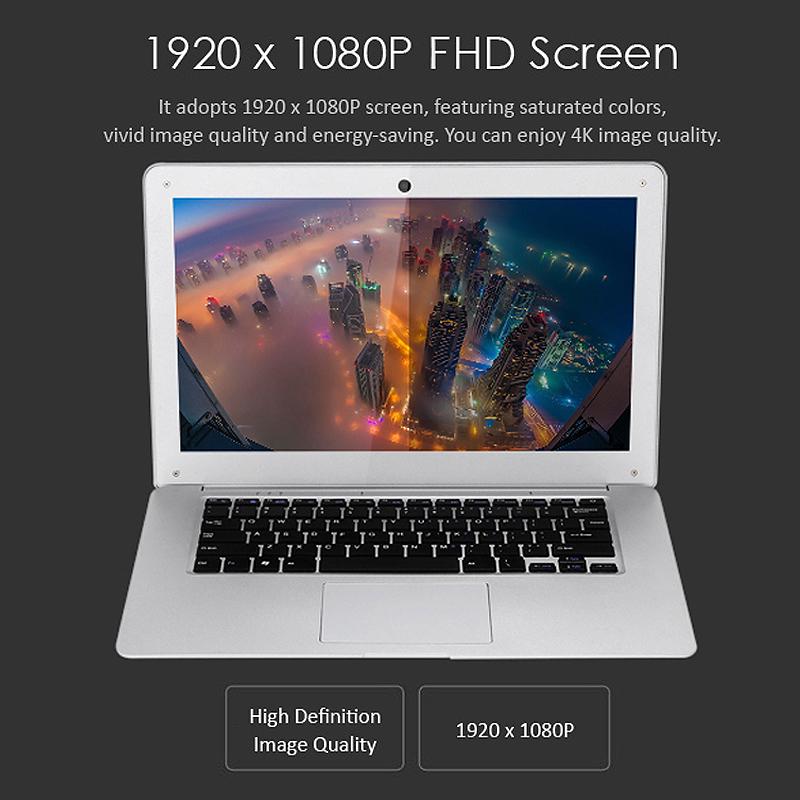 EZbook 2 Ultrabook 14.1 Inch Intel Cherry Trail Z8350 Windows 10 4GB ...