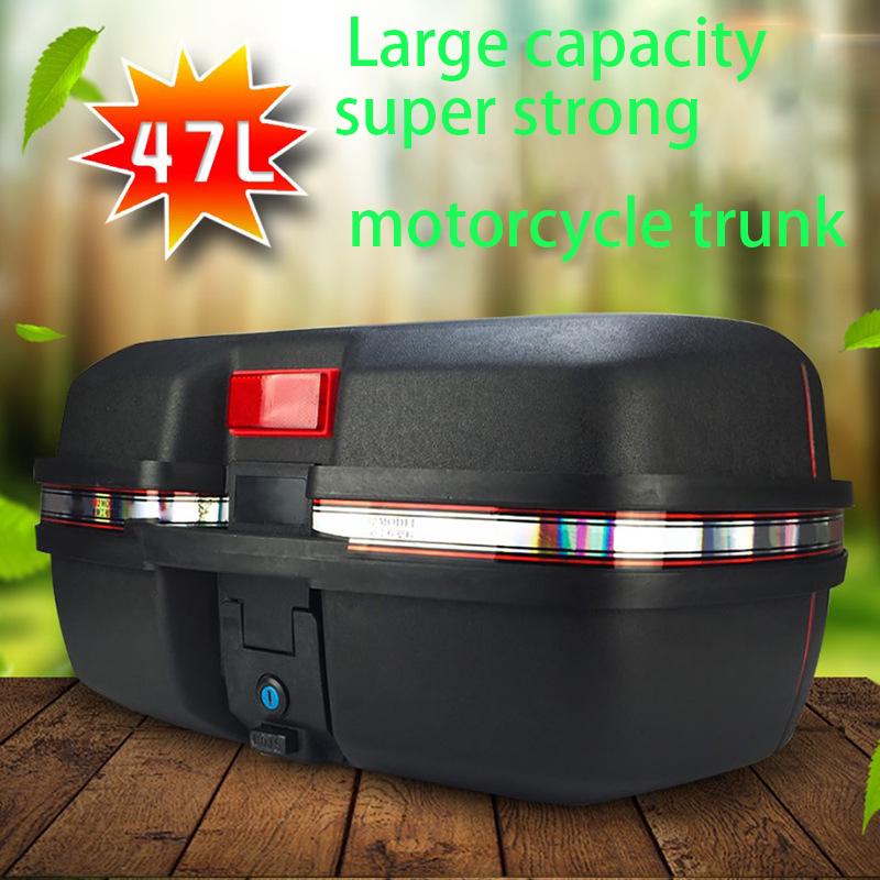 Buy Motorcycle Electric Car Tail Box Large Capacity Storage Box Extra ...