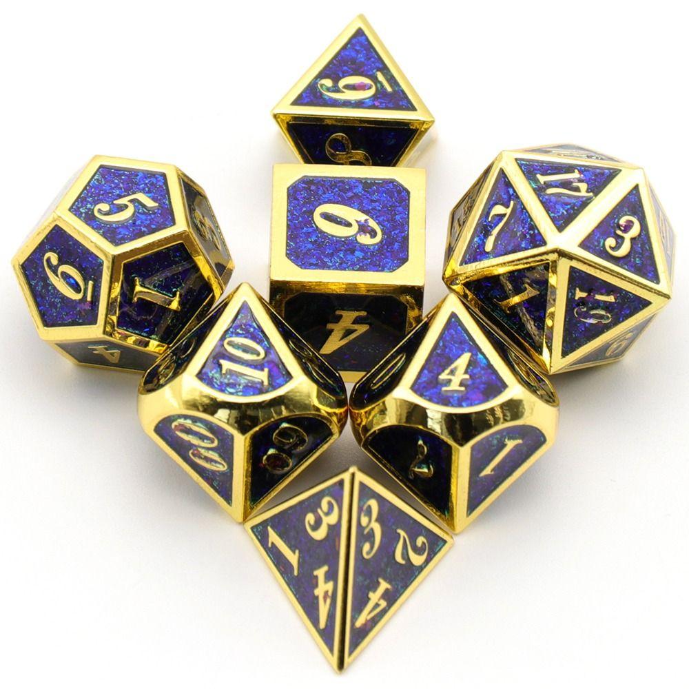 Cheap Game Role for Dungeons And Dragons RPG Hollow Metal D20 D12 D8 D6 ...