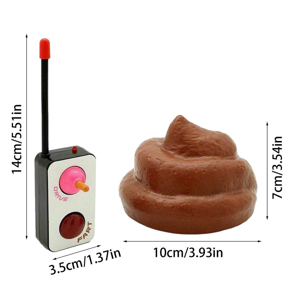 Cheap Poop Car Toy|360 Degree Rotating Poop Toy Stool|Funny Toy Remote ...