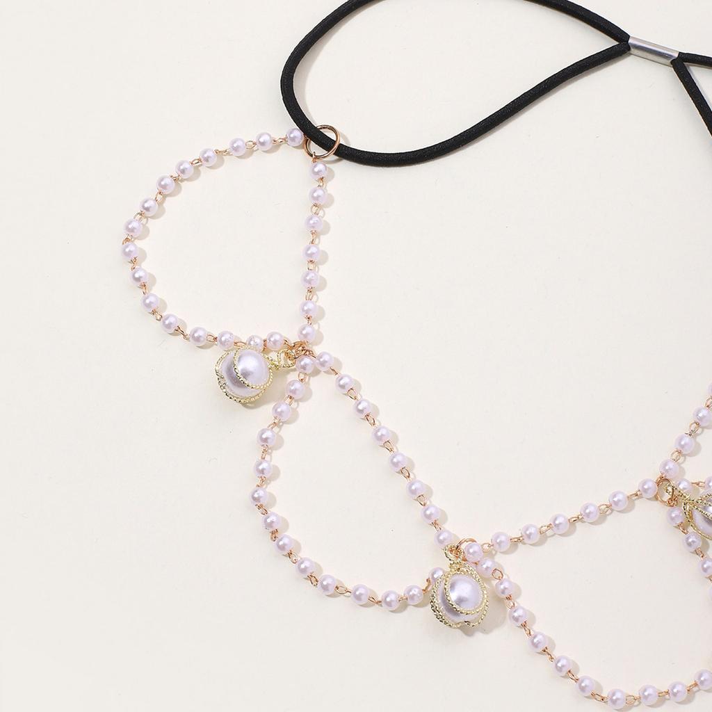 Satın alın Elegant Leg Chain Garter Dangle Pearl Tassel Thigh Chain ...
