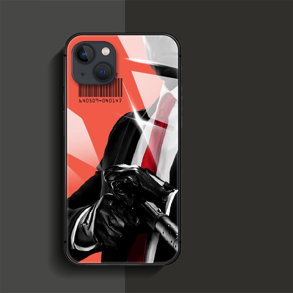 Buy Hitman Agent 47 Game Mobile Cases & Covers Glass Cell Phone Case ...