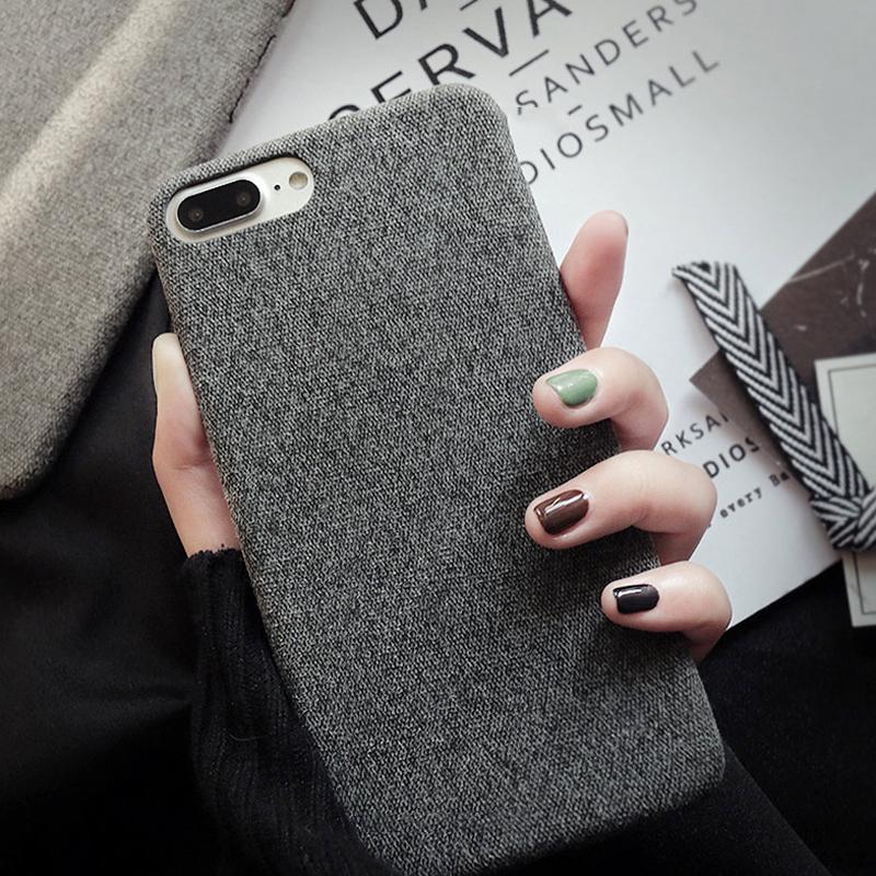 Cumpără TPU case For iphone 7 8 7/8 plus Case Ultra-thin Canvas ...