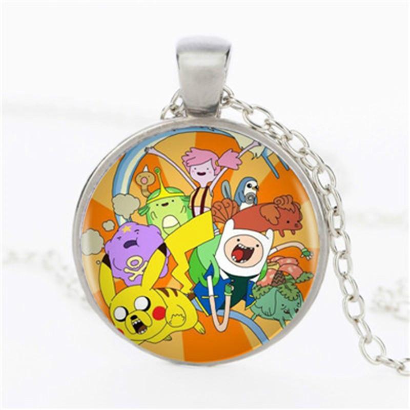 Buy Lot Adventure Time Pendant Adventure Time Photo Necklace Cartoon ...