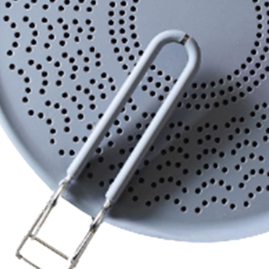 Buy Silicone Splatter Screen Pan Cover With Folding Handle High Heat ...
