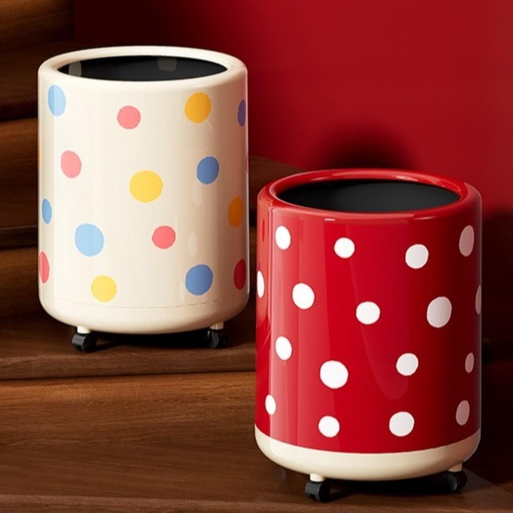 Double-layer Waste Bin Light Luxury Style Rubbish Case High Quality ...
