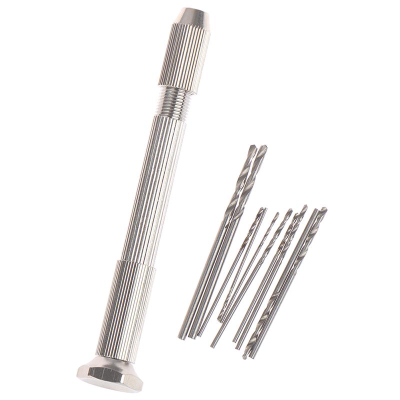 Buy Metal Hand Twist Drill With 10 Hhs Drill Bits Drilling Tool Watch ...