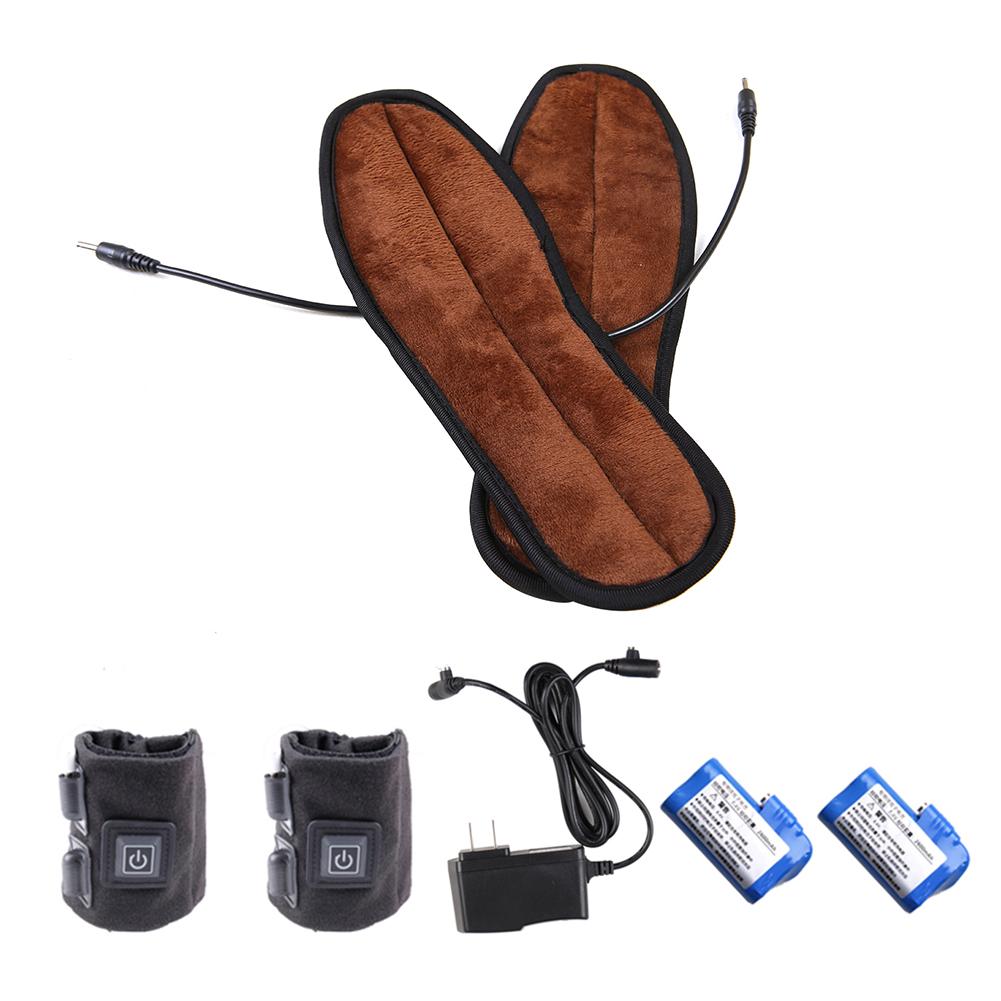 Buy Electric Heated Insoles Winter Foot Warmers Heater Rechargeable ...