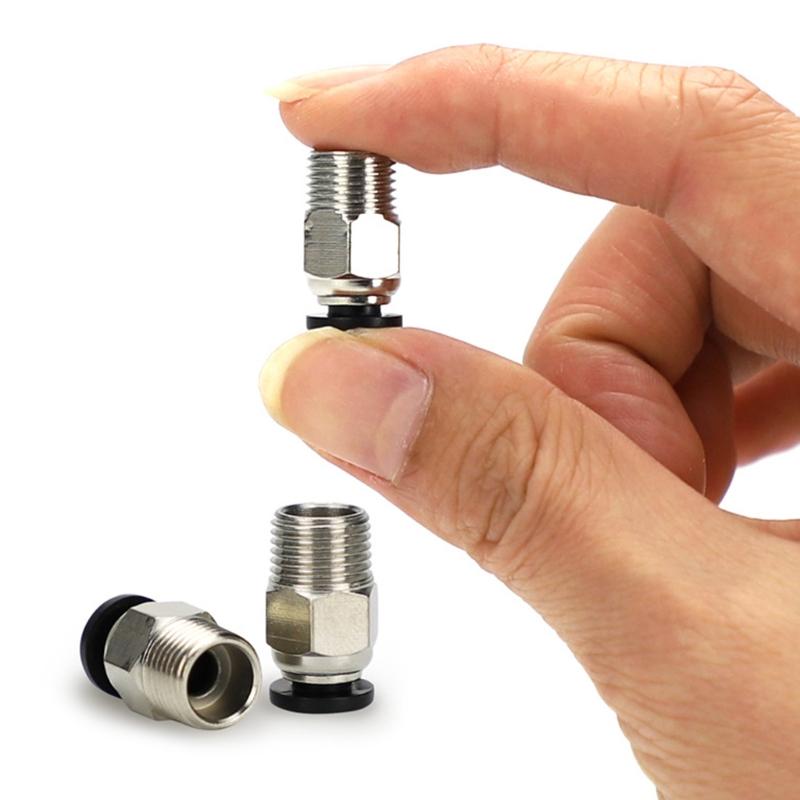 10pcs 3D Printer Kit PTFE Tube OD4mm Cutter Pneumatic Connectors ...