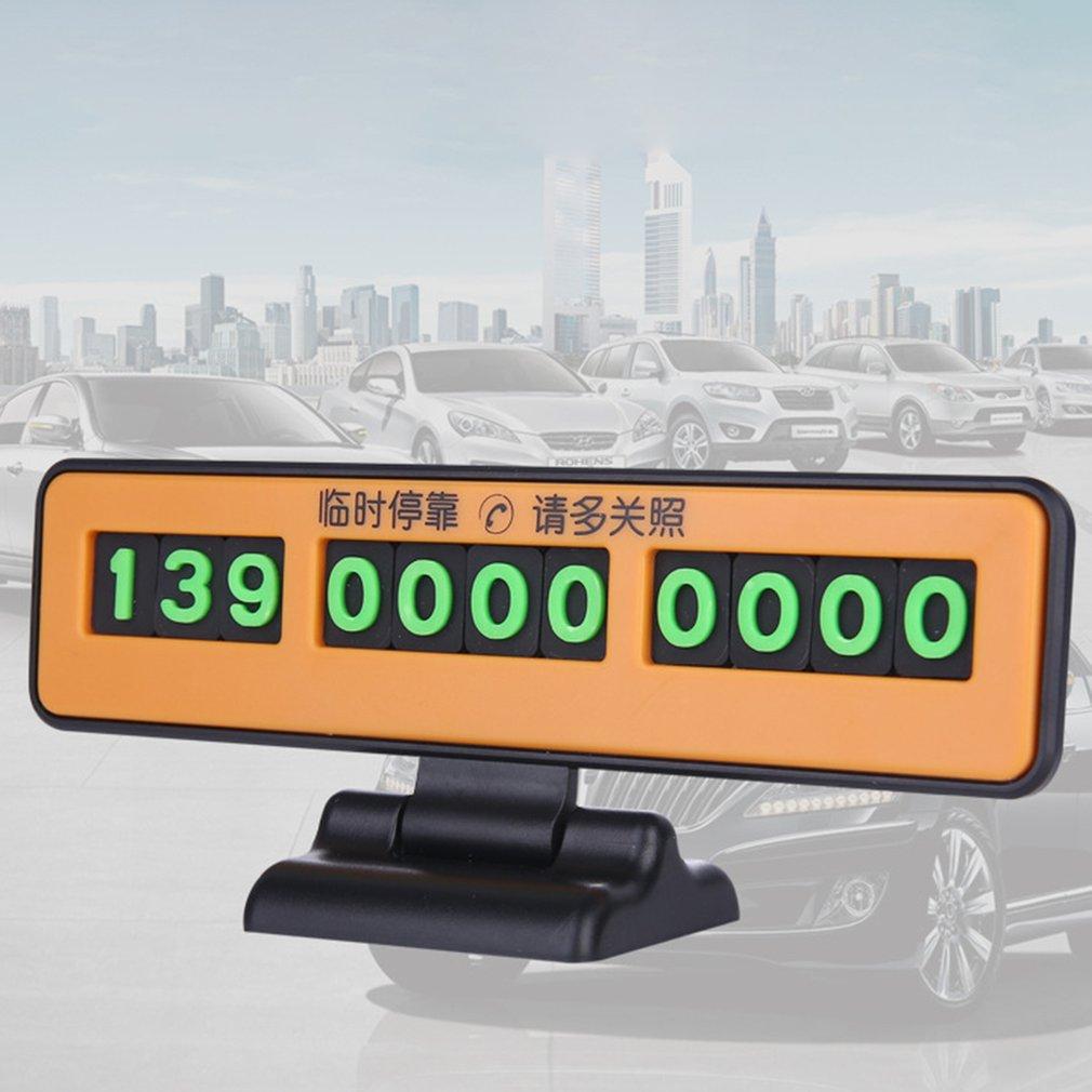 Buy Car Luminous Parking Card Hide Temporary Parking Card Parking ...