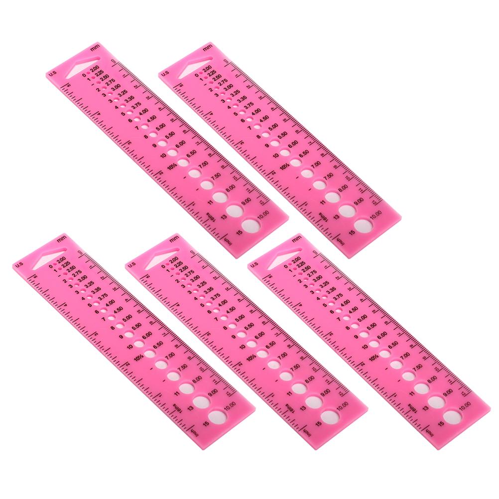 Buy 5PCS Straight Rulers Portable Practical Durable Quality Woven ...