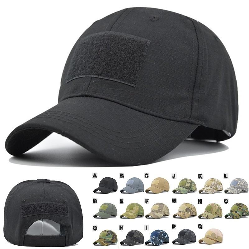 Buy Outdoor Velcro Camouflage Hats Simple Tactical Military Camouflage ...