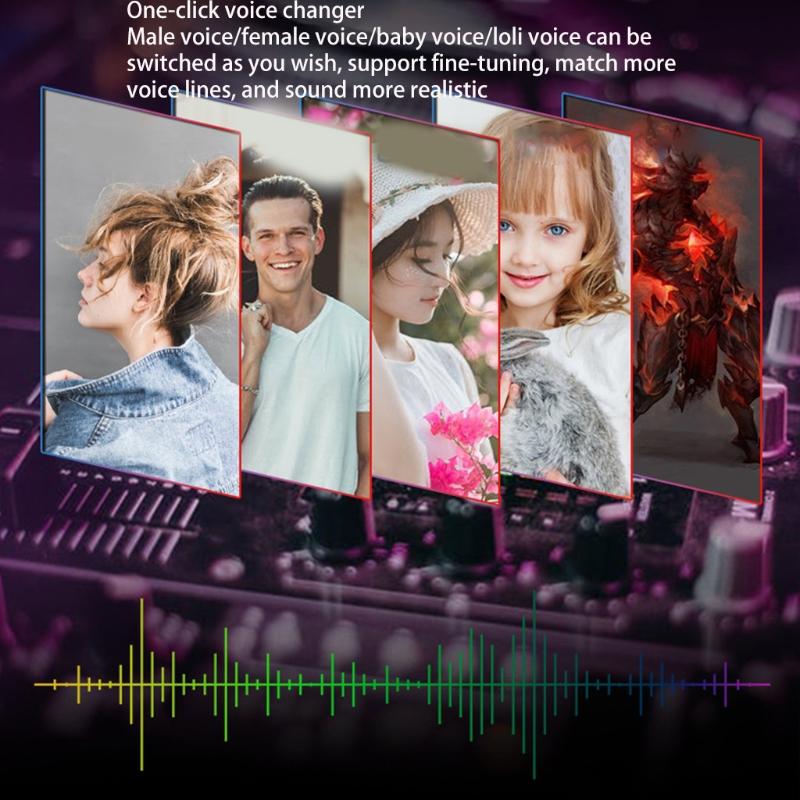 Satın alın Voice Changer Handheld Microphone Voice Changer Sound ...
