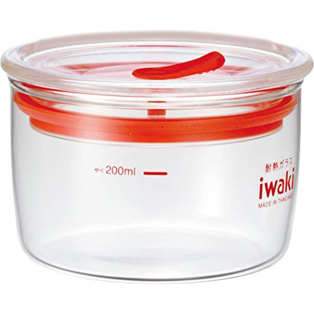 Buy Iwaki Heat Resistant Glass Closed Container Canister Diameter 10 X ...