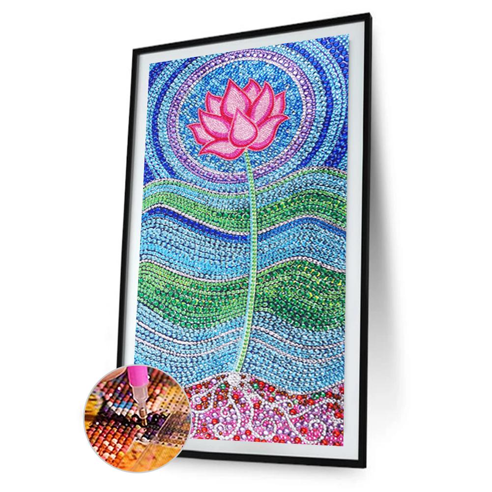 Cheap Diamond Painting 5D DIY Lotus Full Special Drill Rhinestone ...
