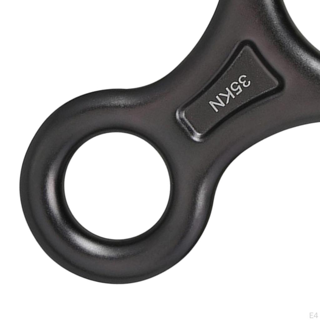 Satın alın 35KN Climb Figure 8 Descender Rigging Plate Rappel Gear Rock ...