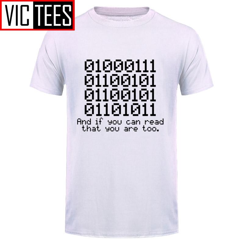 Kaufe Men 0100 BINARY T-SHIRT Code Geek Nerd Tech Computing Slogan ...