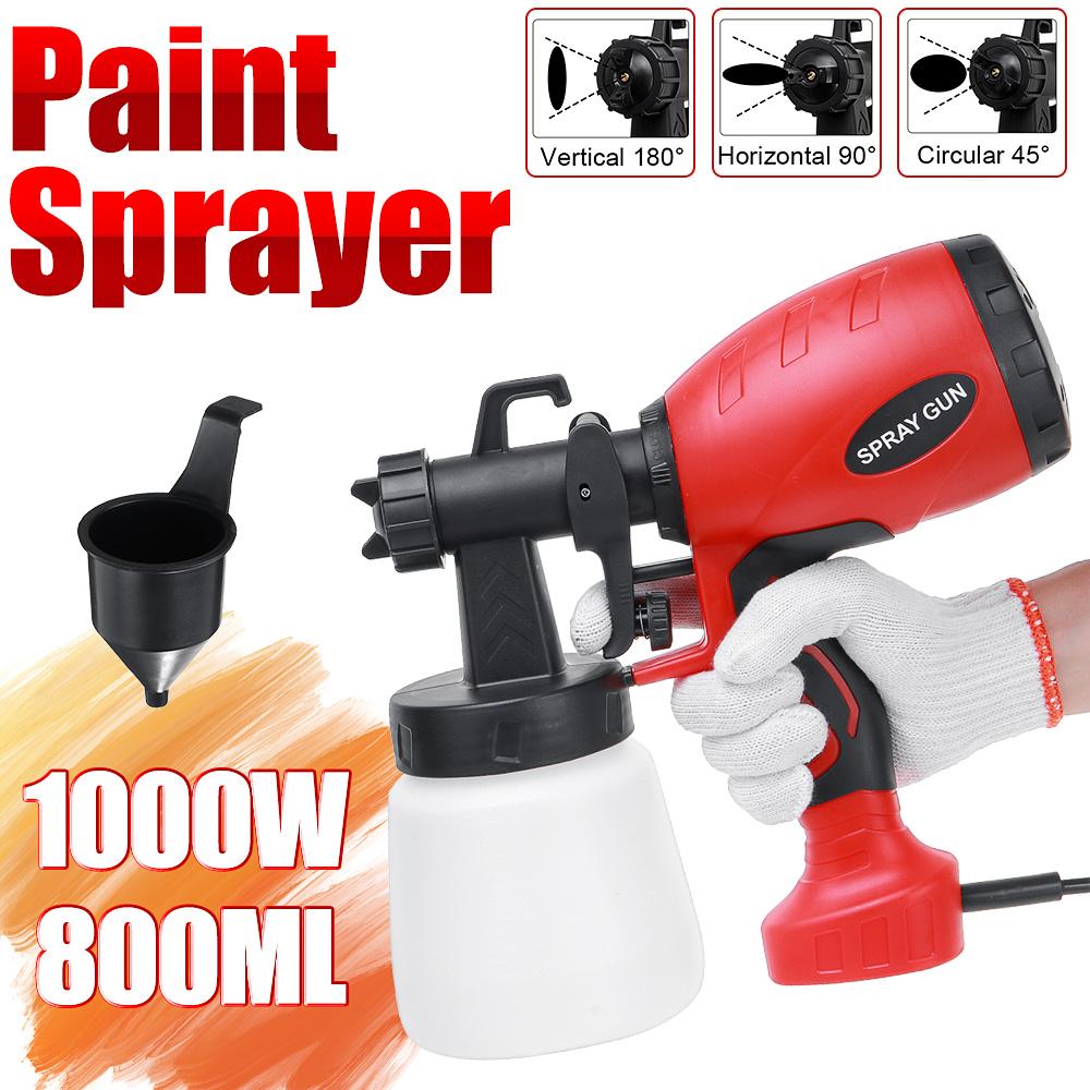 Buy 1000W Electric Portable Paint Spray Gun for Home DIY Painting ...