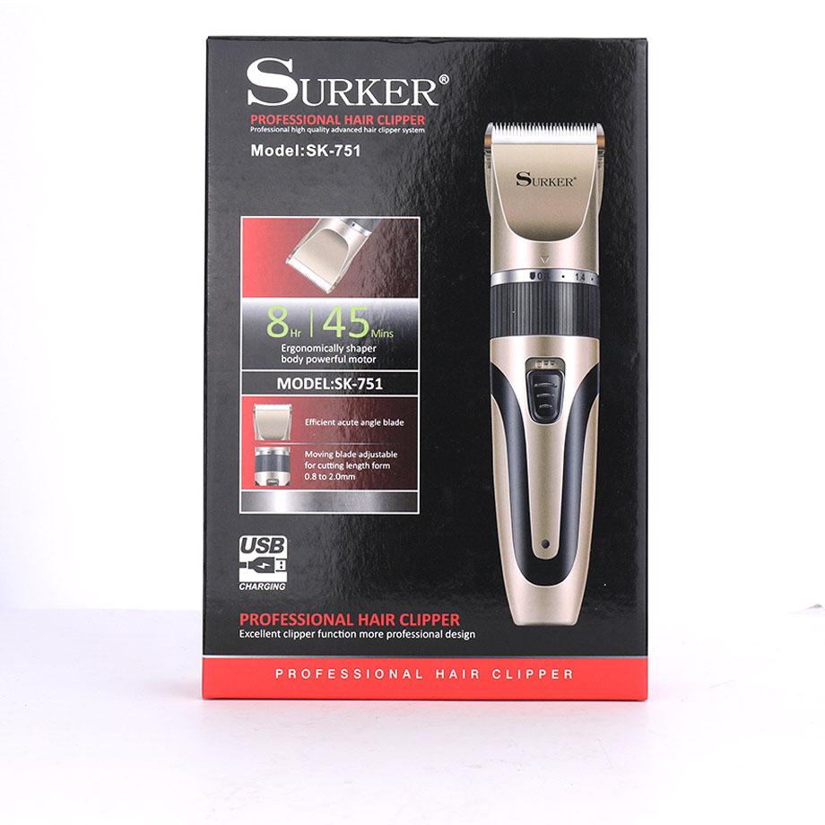 Buy Surker Household Electric Hair Clipper Rechargeable and Plug-in ...