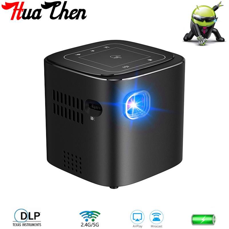 Buy DLP Mini Projector, Android 7.1, Suitable For Home, Outdoor, Full ...