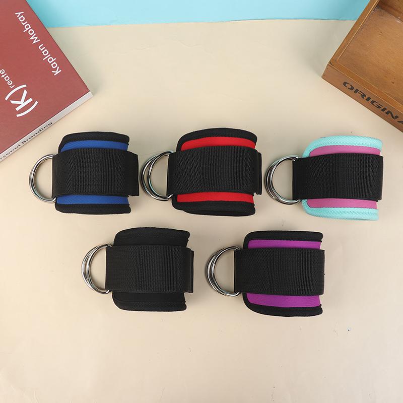 Buy Cable Ankle Straps For Cable Machines Leg Exercises Double D-Ring ...