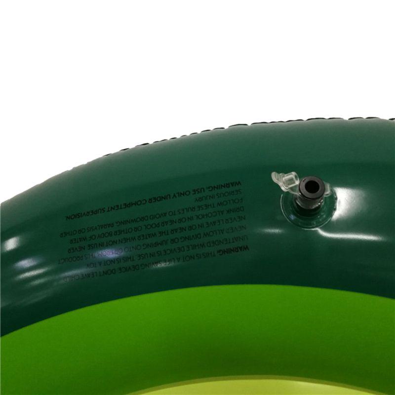 Green Inflatable Avocado Water Hammock Swimming Ring Cushion Lounge ...