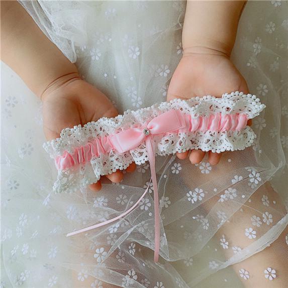 Cheap Women Bow Leg Ring Sexy Lingerie Lace Floral Garter Belt Bowknot ...