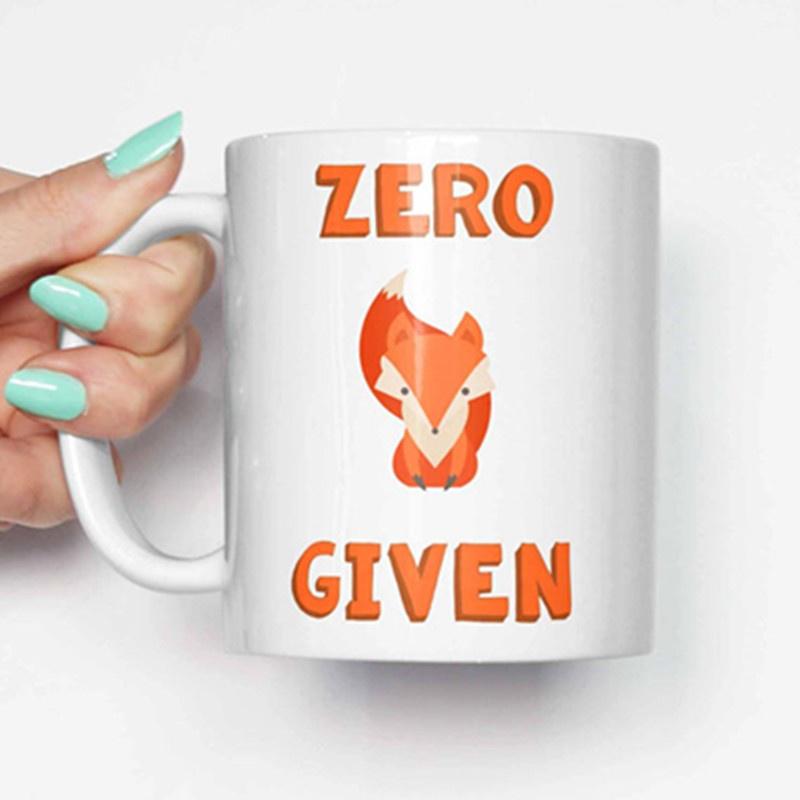 Buy Zero Fox Given Cute Cartoon -Funny Mug ,Gifts For Him ,Meme Mug ...