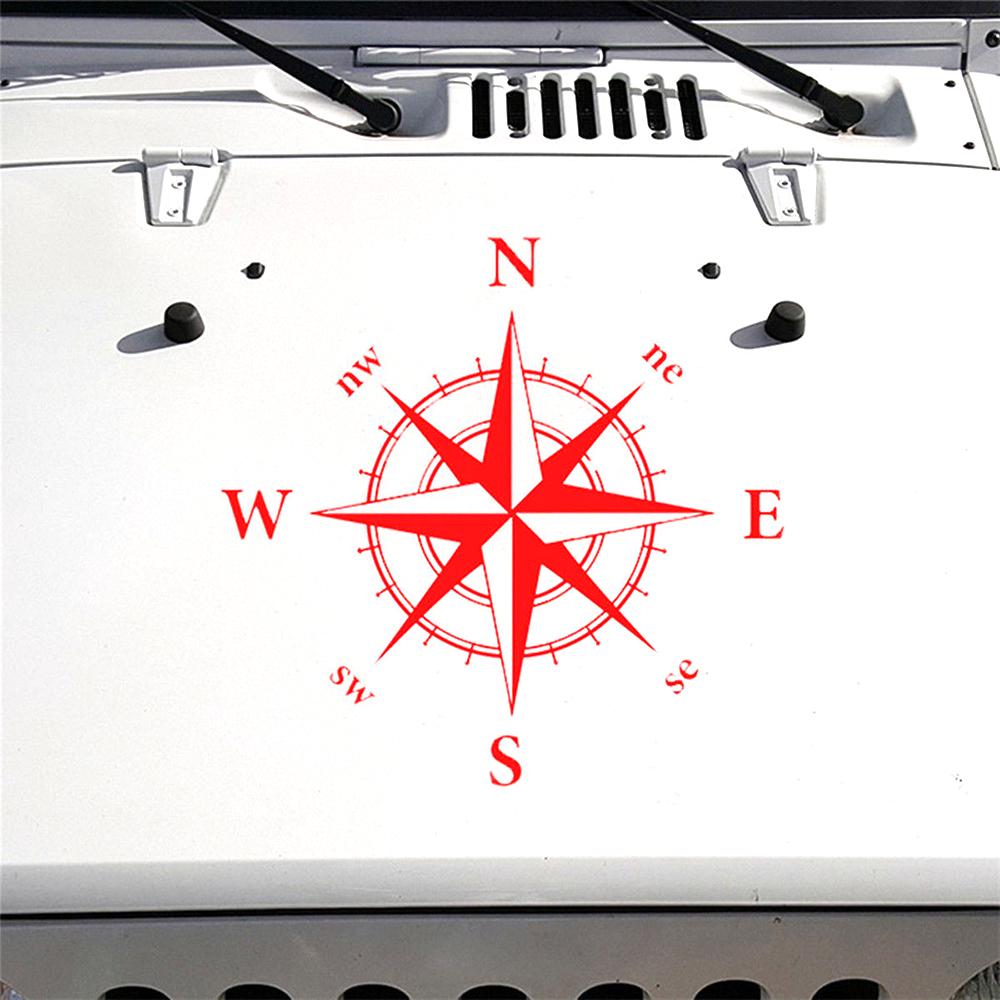 Buy Compass Vinyl Sticker Decal Off Road Car Hood Side Body Waterproof ...