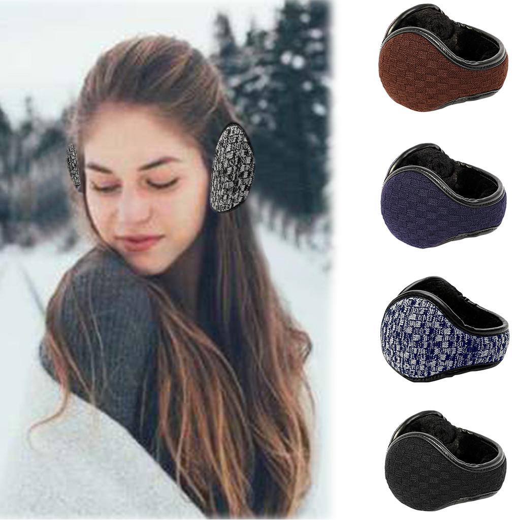 Buy Unisex Foldable Winter Earmuffs WinterWindproof Ear Warmer Thicken ...
