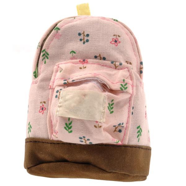 Buy Mini Backpack Flower Coin Bag Wallet Hand Pouch Purse Key Chain ...