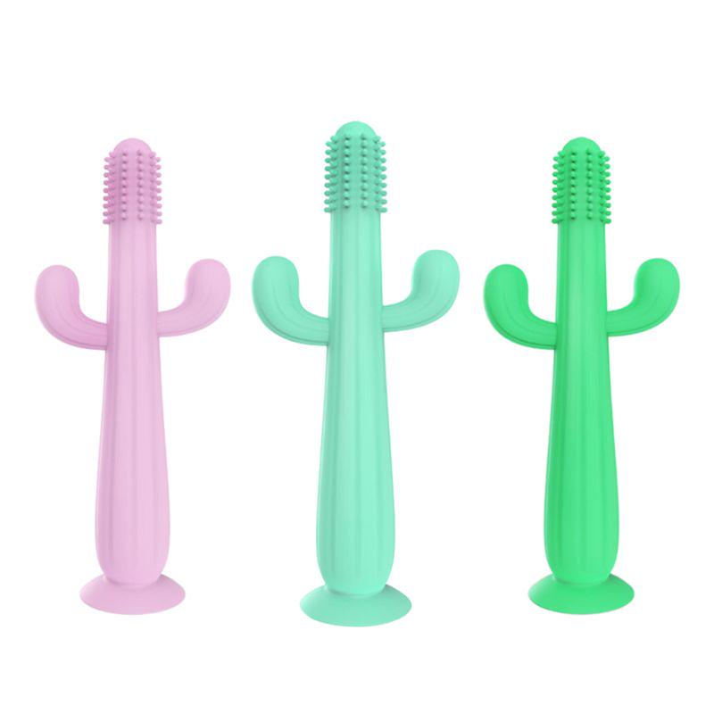 Buy Baby Teether Three-dimensional Cactus Infant Molars Stick Toy ...