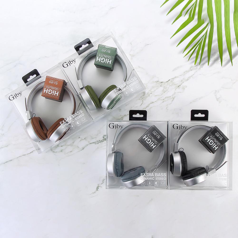 Buy Gjby Gj-20 Headphones Subwoofer Stereo Wired Music Headset at affordable prices — free ...