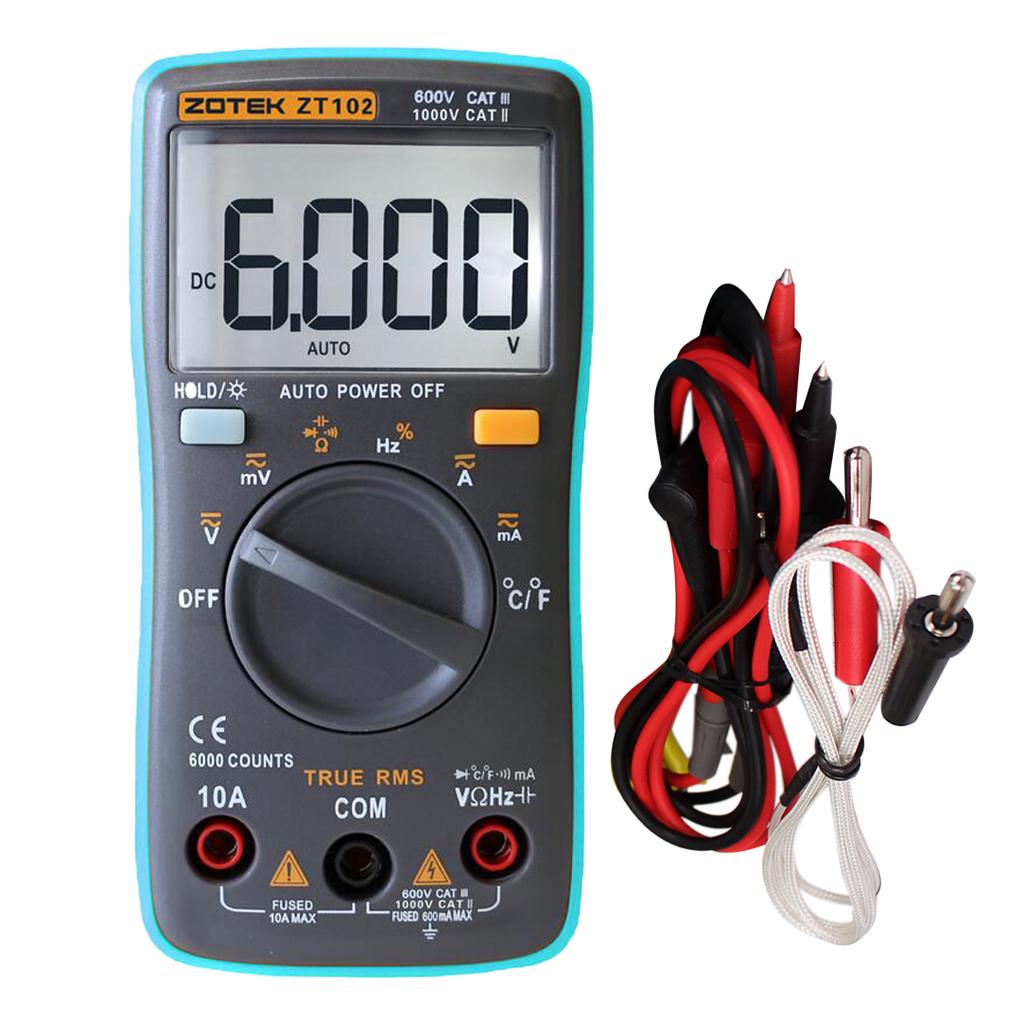 Buy True-RMS 6000 Counts Pocket Mini Auto Ranging Digital Multimeter ...