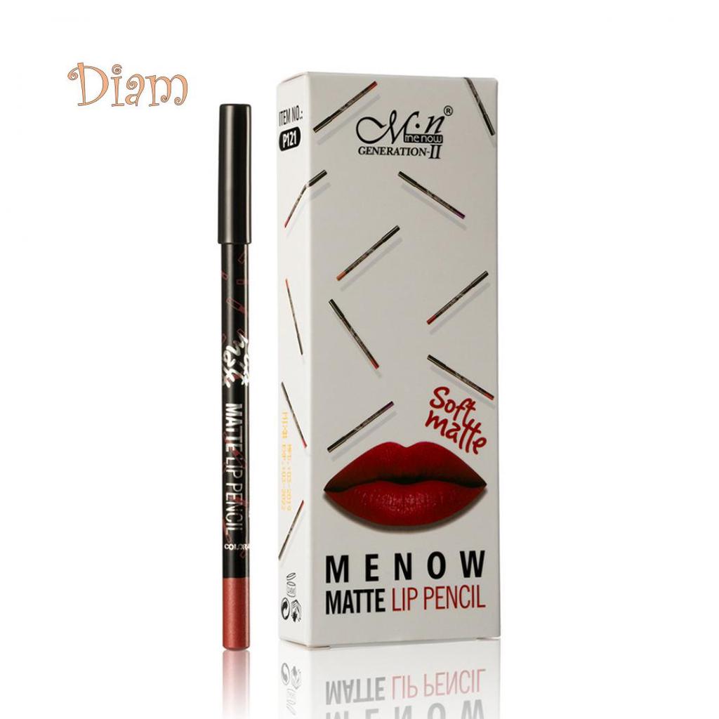 SBS 12Pcs MENOW Matte Lip Liner Pencil Long Lasting Waterproof Makeup ...