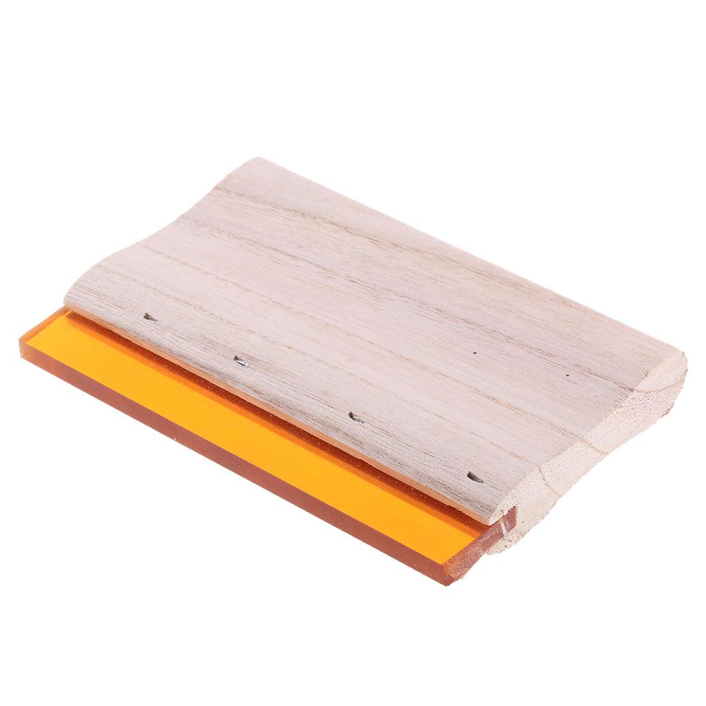 Buy Silk Screen Printing Squeegee Rubber Blade Wood Handle Ink Scraper ...