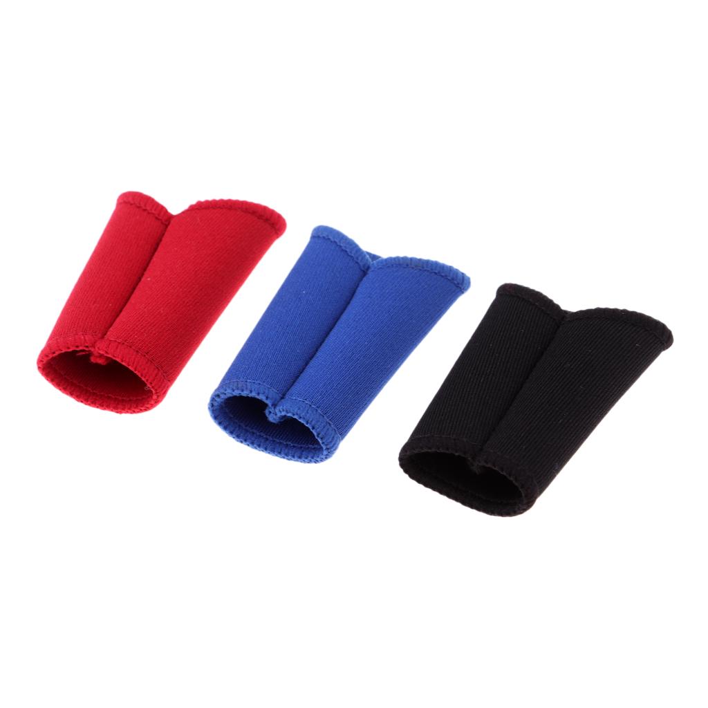 3Pcs Neoprene Finger Protective Sleeves Fingers Guard Gear Volleyball ...