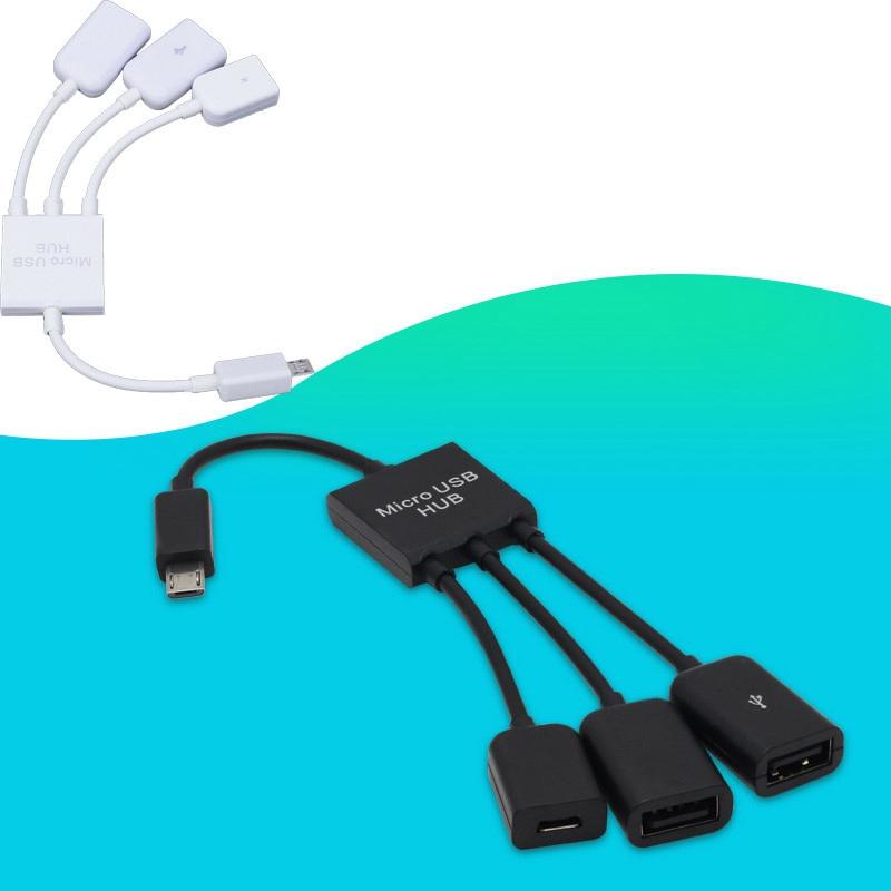 Buy Line Splitter Adapter Charge USB Male to Female Micro OTG HUB ...