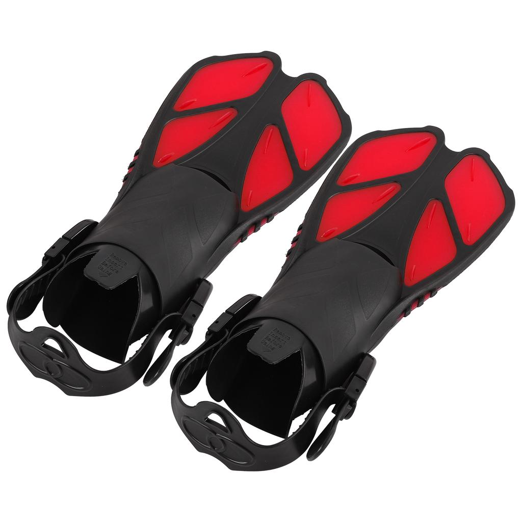 Cheap 1 Pair Adjustable Swim Fins Soft TPR Open Heel Long Diving ...