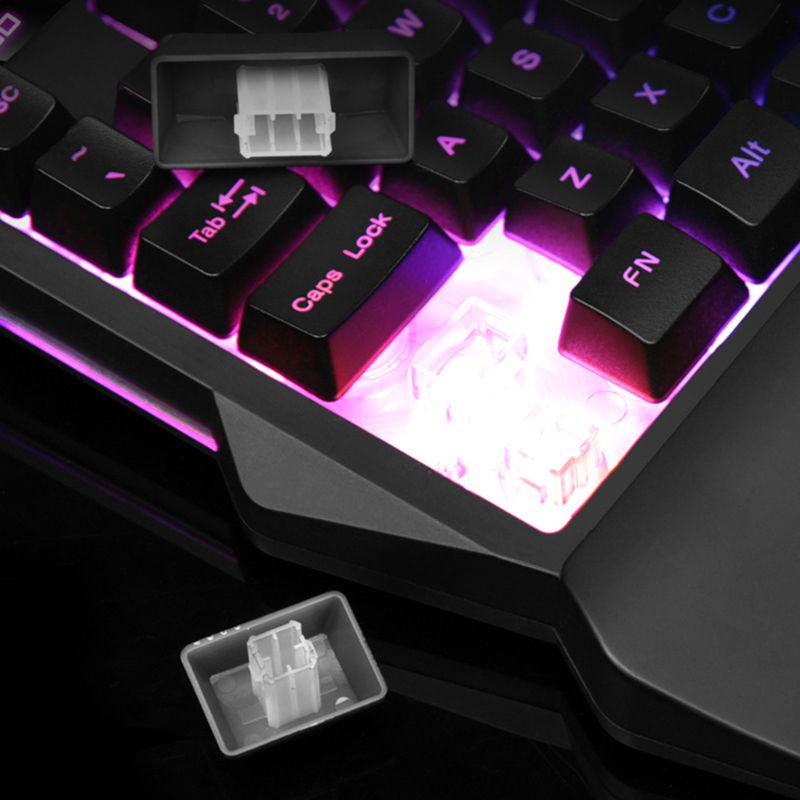 Buy G30 Wired Gaming Keypad with RGB Backlit 35 Keys One-handed ...
