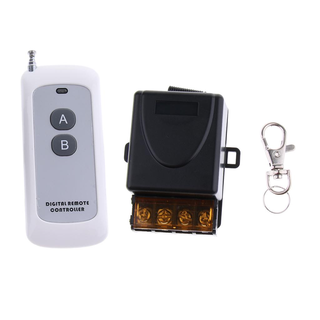 Buy Wireless RF Remote Control Receiver Opener Closer Switch 433MHz ...
