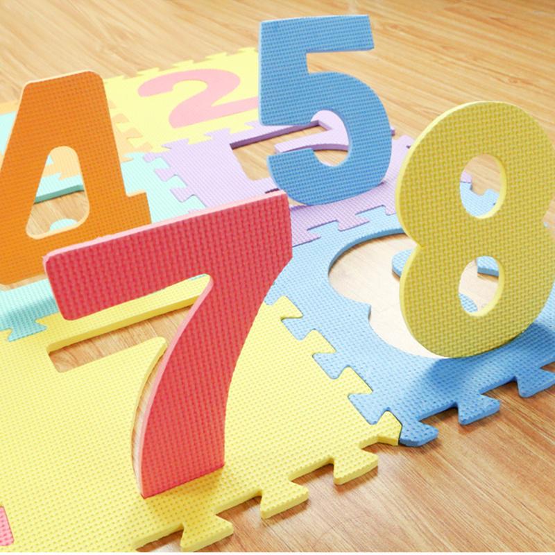 [10pcs] EVA Puzzle Mats Children Bedroom Infant Crawling Pad ...